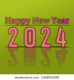 2024 New Year Happy New Texture Stock Illustration 2398953589 ...