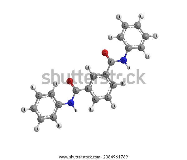 3d Chemical Structure Illustration Molecule Chemical Stock Illustration ...
