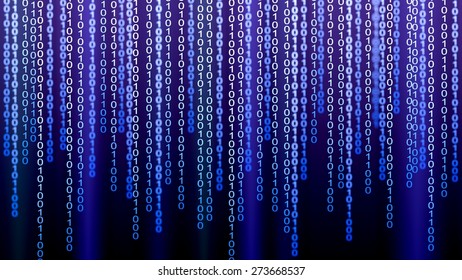 3d Data Binary Code Computer Language Stock Illustration 273668537 ...