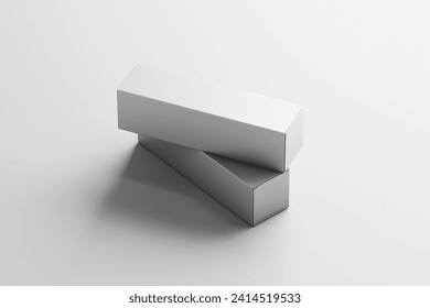 3d Ilustration Packaging Boxes Mockup Isolated Stock Illustration 2414519533 | Shutterstock
