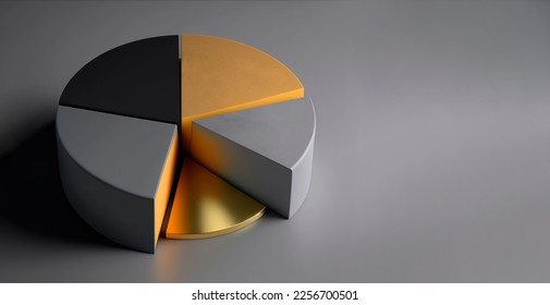 3d Minimalistic Iron Gold Bar Chart Stock Illustration 2256700513 | Shutterstock
