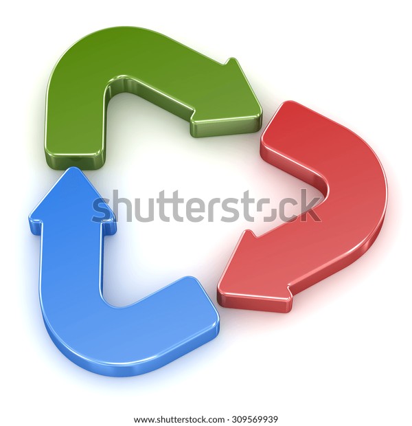 3d Render Flowchart Diagram This Image: ภาพประกอบสต็อก 309569939 ...