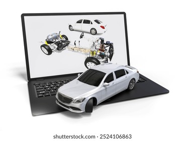 3d Render Image Gearbox Representing Computer Stock Illustration ...