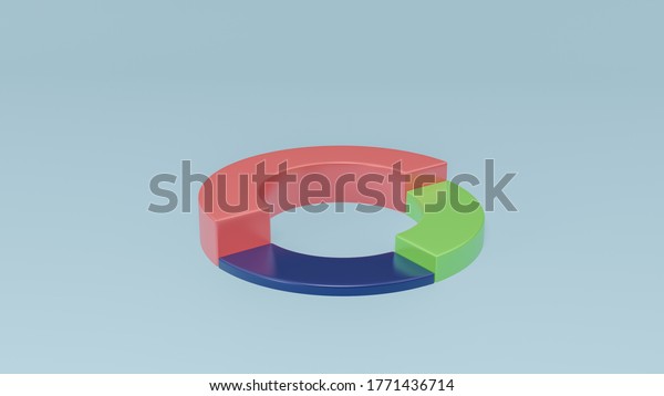 3d Rendered Pie Chart Graph Stock Illustration 1771436714 | Shutterstock