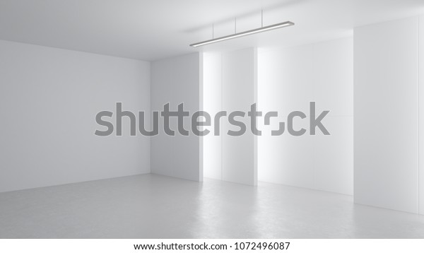 3d Rendering Minimalist Modern Design Studio Stock Illustration ...
