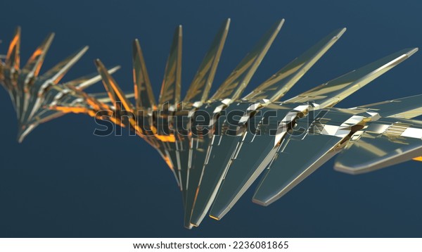 3d Rendering Sequence Mechanical Structures Resembling Stock ...
