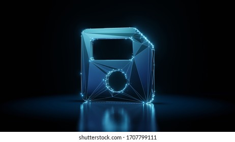 3d Rendering Wireframe Digital Techno Neon Stock Illustration 1707032539 | Shutterstock