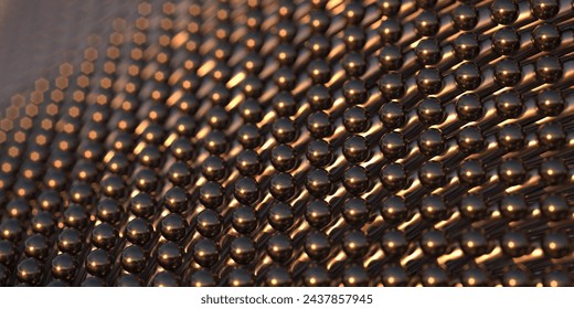 Abstract Metallic Structure 3d Computer Generated Stock Illustration 2437857945 Shutterstock