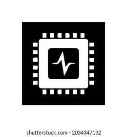 Abstract Microprocessor Logo Icon Symbol Sign Stock Illustration ...