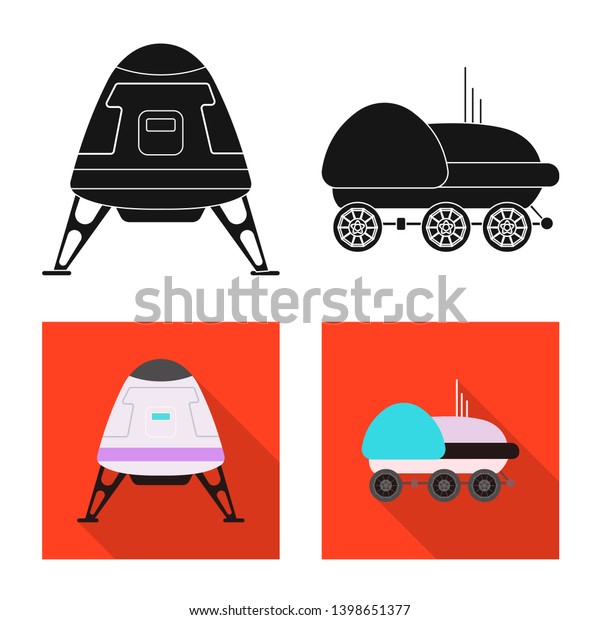 Bitmap Illustration Mars Space Icon Collection Stock Illustration 1398651377 Shutterstock 
