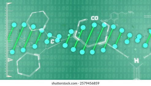 Chemical Structure Image Over Binary Coding Stock Illustration 2579456859 | Shutterstock