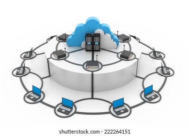 Virtual Private Network Vector Illustration Vpn Stock Vector (Royalty ...