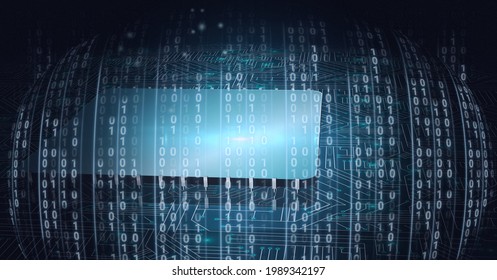 Composition Binary Coding Over Over Processor Stock Illustration 1954401583 | Shutterstock