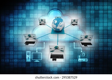 Computer Network Stock Illustration 295387481 | Shutterstock