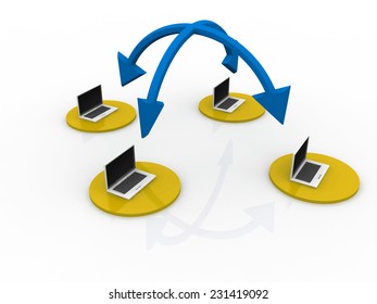 3d Rendering Work-flows Concept Input Process Stock Illustration ...