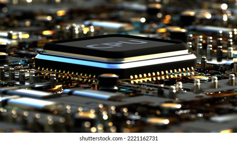Cpu Modern Processor Motherboard Computer Chip Stock Illustration 2221162731 | Shutterstock