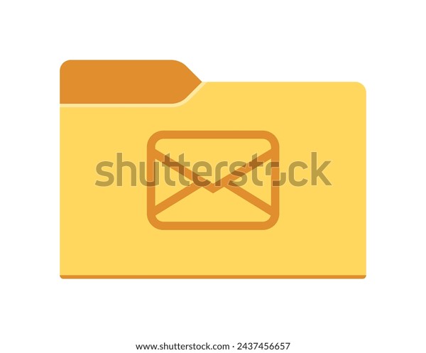 Email Folder Icon Operating System Folder Stock Illustration 2437456657 ...