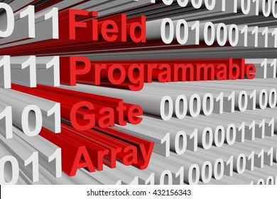 Field Programmable Gate Array Binary Code Stock Illustration 432156343 ...