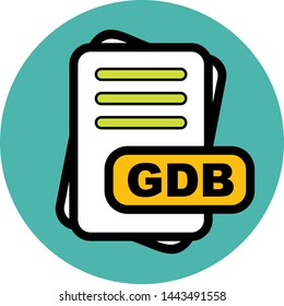 Gdb File Format Icon Stock Photos and Pictures - 73 Images | Shutterstock