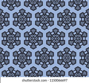 Geometric Line Patterns Vector Illustration Stock Vector (Royalty Free ...