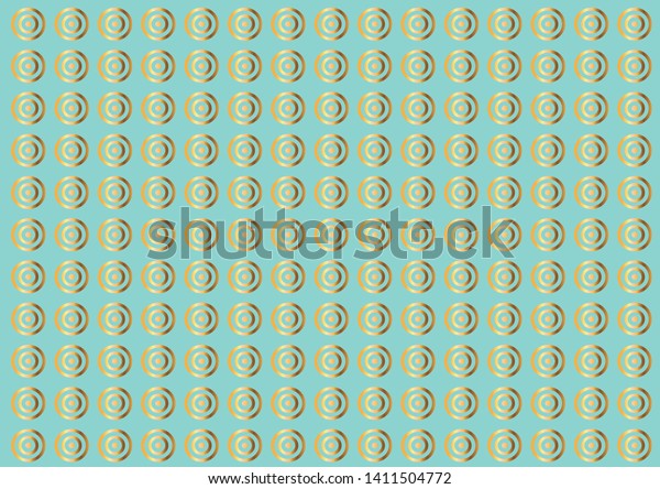 Golden Circle Shape Texture Golden Pattern Stock Illustration ...