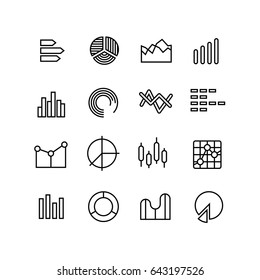 Outline Data Analysis Chart Diagram Vector Stock Vector (Royalty Free ...