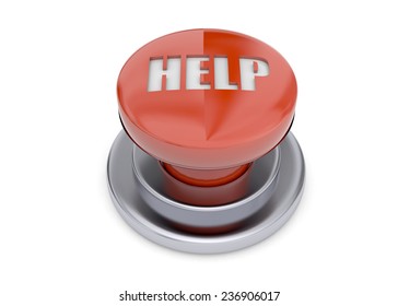 Red Help Button 3d Image White 库存插图 193242770 | Shutterstock