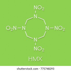 Hmx Octogen Explosive Molecule Skeletal Formula Stock Illustration 775748293 | Shutterstock