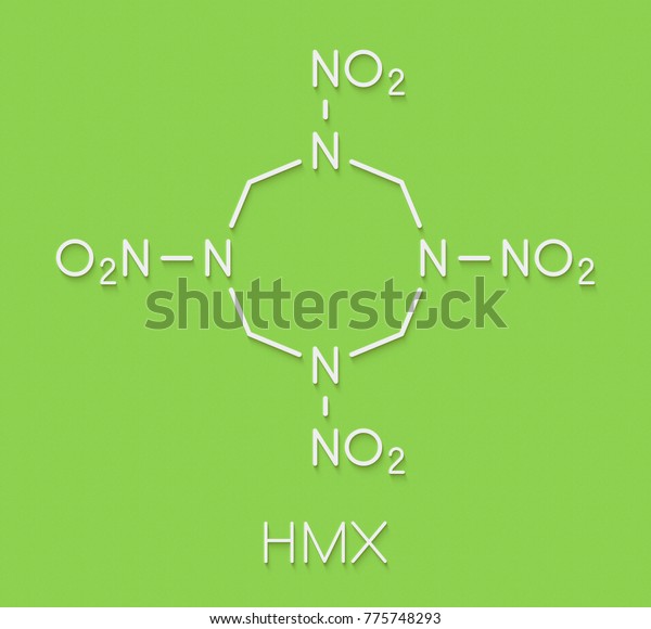 Hmx Octogen Explosive Molecule Skeletal Formula Stock Illustration 775748293 | Shutterstock