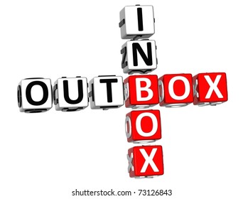 Inbox Outbox Crossword Stock Illustration 73126843 | Shutterstock