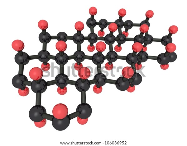 Isolated 3d Render Atomic Structure Graphane Stock Illustration ...