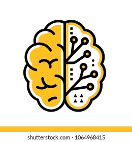Illustration Brain Program Code Creativity On Stock Vector (Royalty ...
