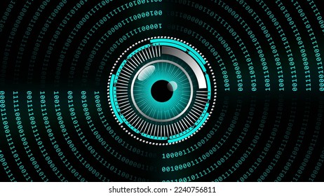 Magic Eye Center Circular Binary Code Stock Illustration 2240756811 | Shutterstock