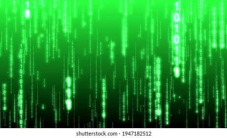Stream Binary Matrix Code On Screen Stock Vector (Royalty Free) 1056548177 | Shutterstock