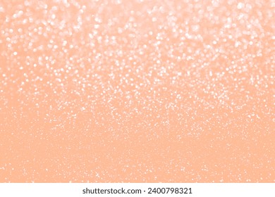 Peach Fuzz Sparkling Glitter Bokeh Background Stock Illustration 2400798321 | Shutterstock