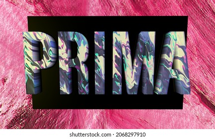 Prima German Expression 3d Texture Stock Illustration 2068297910 ...