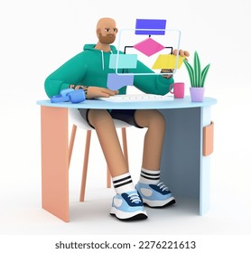 Programmer Coding Programming Building Flowchart 3d Stock Illustration 2276221613 | Shutterstock