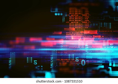 Programming Code Abstract Technology Background Software Stock ...