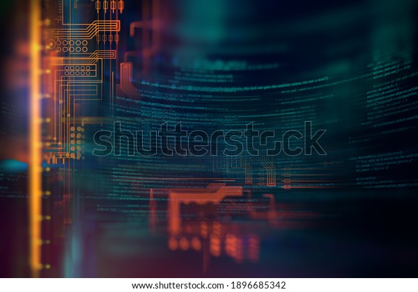 Programming Code Abstract Technology Background Software Stock ...