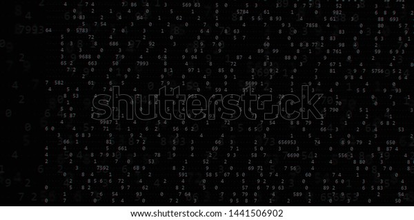 Programming Numbers Computer Science Digital Code Stock Illustration ...