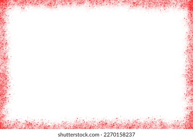 Rectangular Red Banner Frames Borders Painted Stock Illustration ...