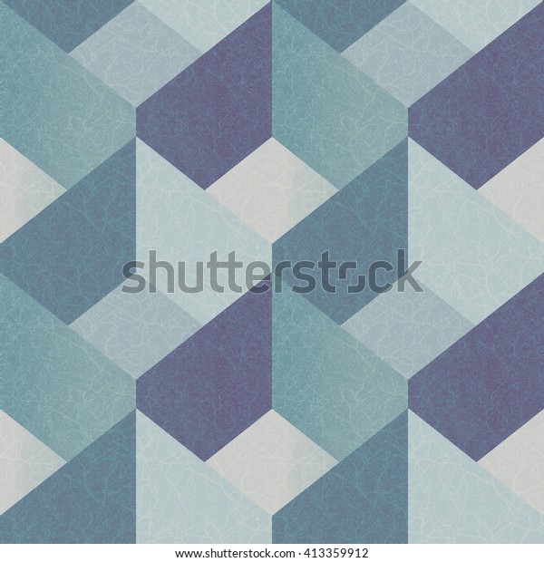 Seamless Box Pattern Background Texture Blue Stock Illustration ...