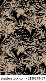 Seamless Leaf Pattern Texture Floral Print Stock Illustration ...