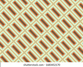Geometric Seamless Pattern Intersecting Lines Grids Stock Vector ...