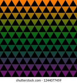 Triangular Pattern Gradients Multiple Colors Social Stock Illustration ...