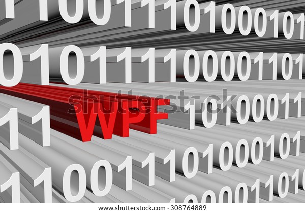 Wpf Presented Form Binary Code Stock Illustration 308764889 | Shutterstock
