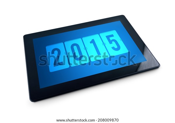 2015 On Generic Tablet Pc Display Stock Photo 208009870 | Shutterstock