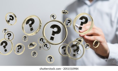 3d Rendering Black Question Marks Beige Stock Photo 2051510984 | Shutterstock