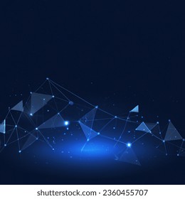 Abstract Plexus Shape Technology Background Low AI-generated image 2360455707 | Shutterstock