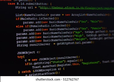 Digital Java Code Text Computer Software Stock Vector (Royalty Free ...